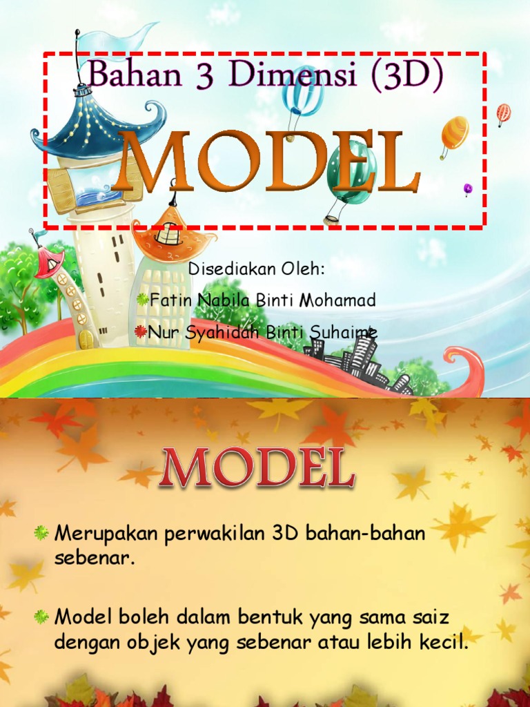 Bahan 3 Dimensi (3D) - Model | PDF