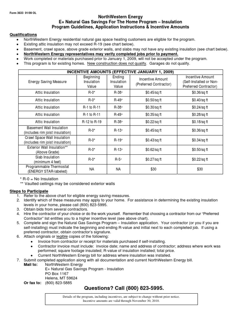 E+NaturalGasRebate Insulation | PDF | Building Insulation | Invoice