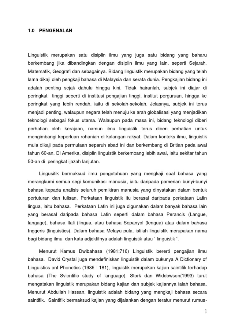 Pendapat Ahli Bahasa Bmm3107 | PDF