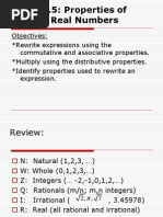 Math Handout (Basic Algebra Rules) PDF | PDF | Multiplication | Numbers