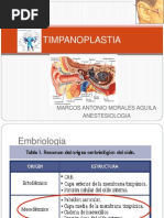 Miringocentesis y Timpanoplastia en Otitis | PDF | Oído | Cirugía