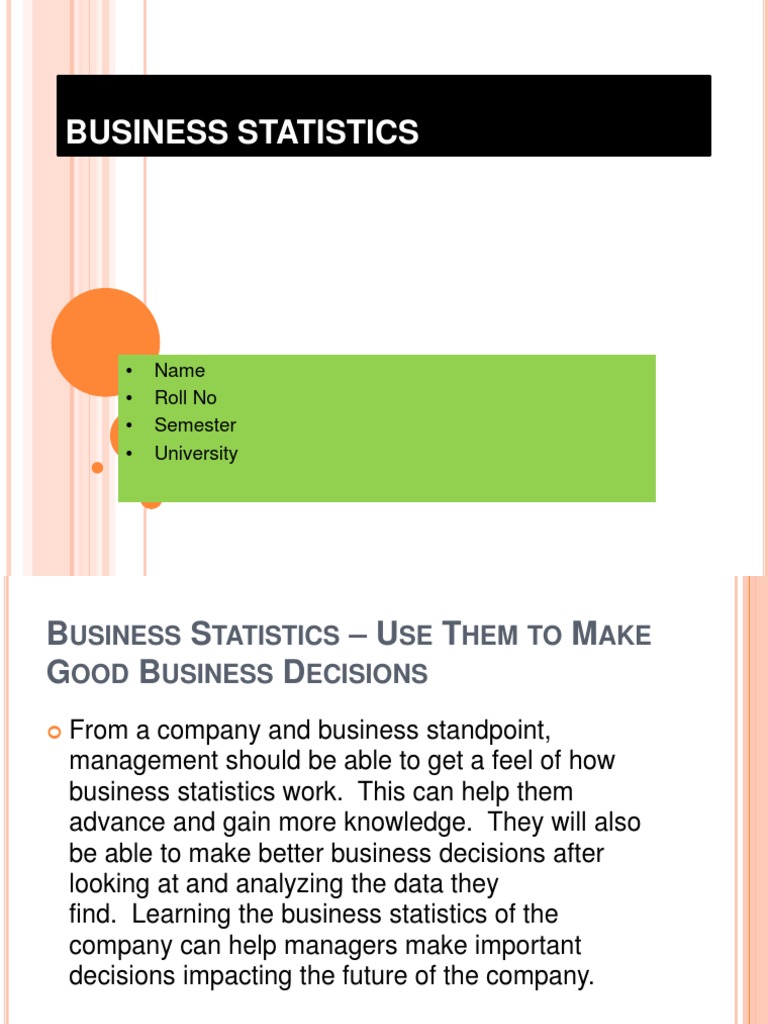 Business Statistics | PDF | Statistics | Sampling (Statistics)