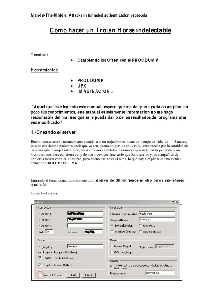 Como Hacer Un Troyano Indetectable | PDF | Malware | Ingeniería de seguridad