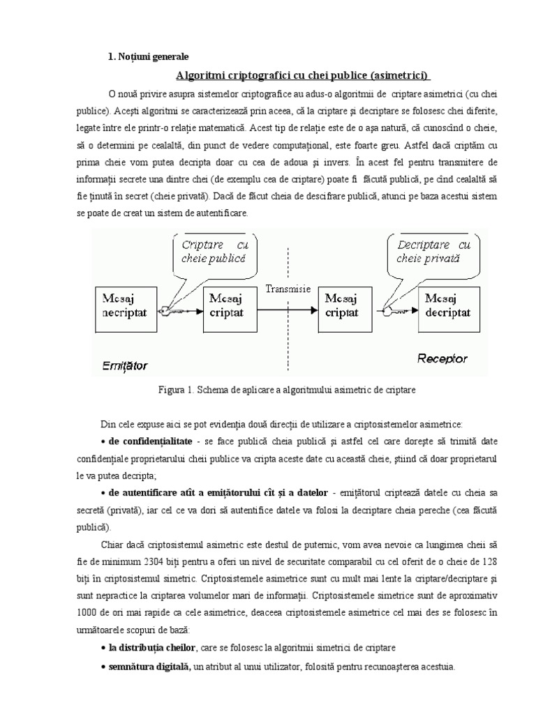 Algoritm Asimetric de Criptare - Algoritmul EG | PDF