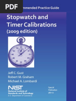 Timer Calibration Procedure Guide | PDF | Calibration | Uncertainty
