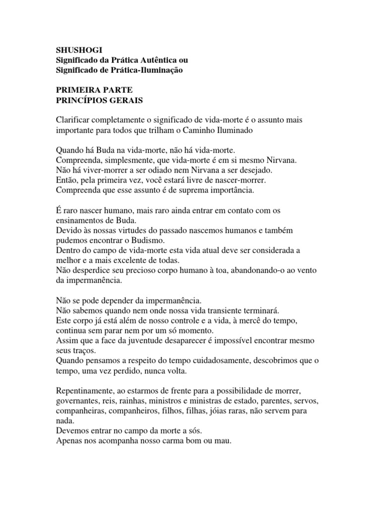 Shushogi | PDF | Zen | Gautama Buddha