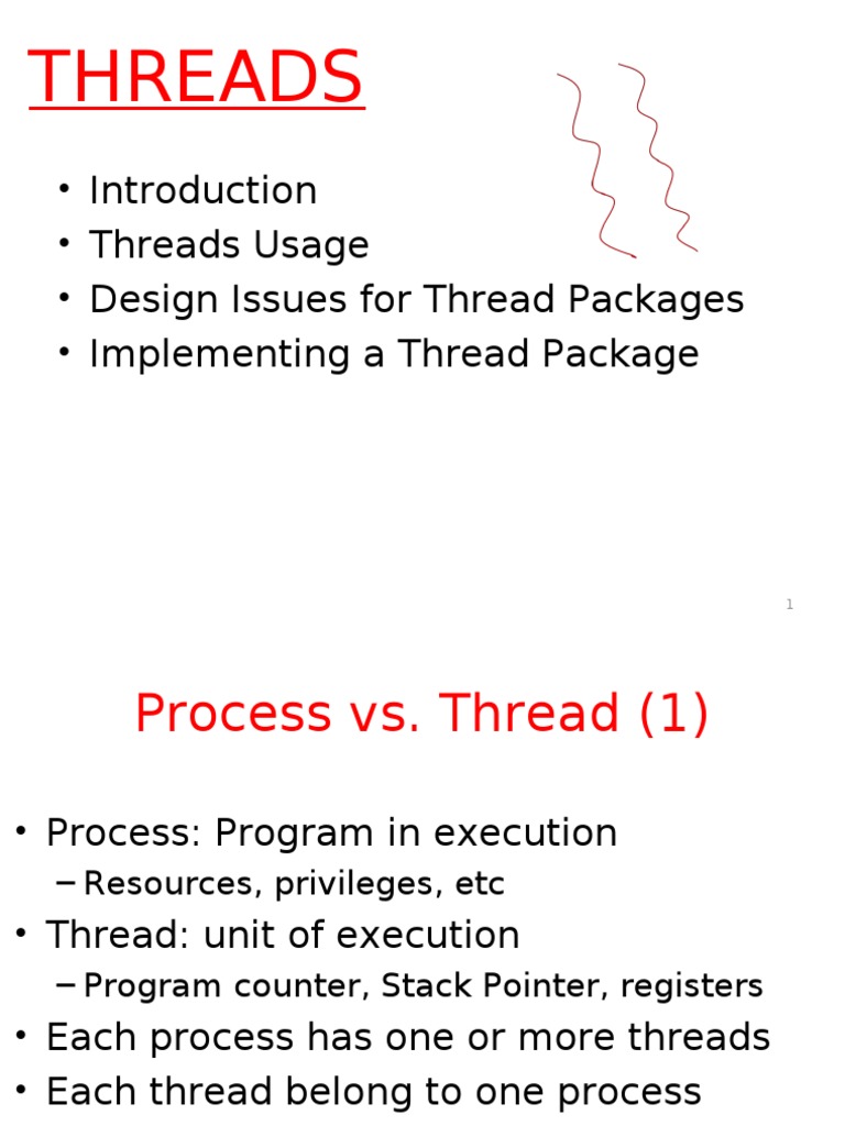 Threads Vs Process | Thread (Computing) | Process (Computing)