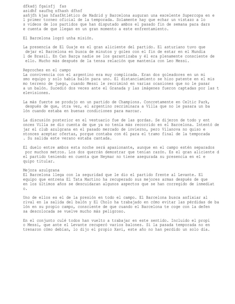 Jhghy | PDF | FC Barcelona | Lionel Messi