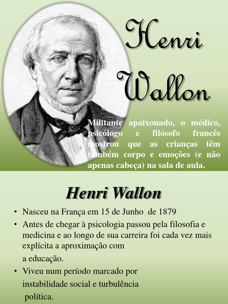 Henri Wallon | Emoções | Autoajuda