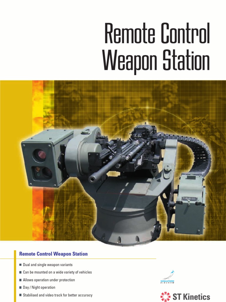 RCWS | PDF | St Kinetics | Artillery