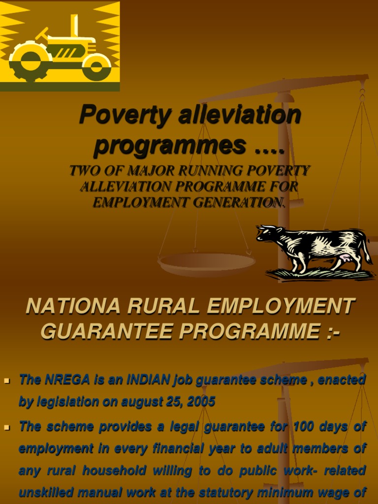 NREGA: Key Poverty Alleviation Scheme | PDF | Economies | Labour