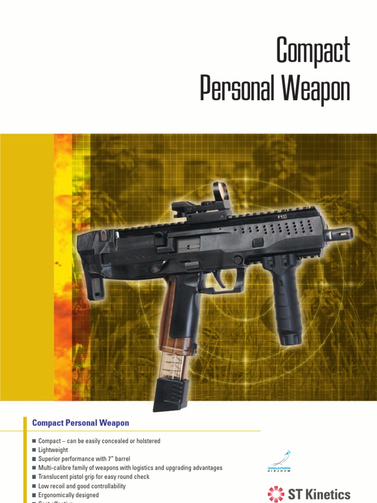 CPW | PDF | St Kinetics | Weapon Design