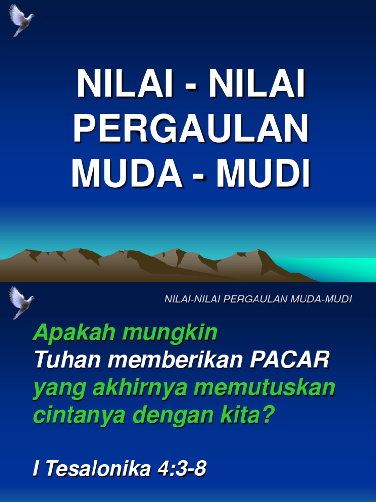 Pergaulan Muda Mudi | PDF | Gaya Hidup
