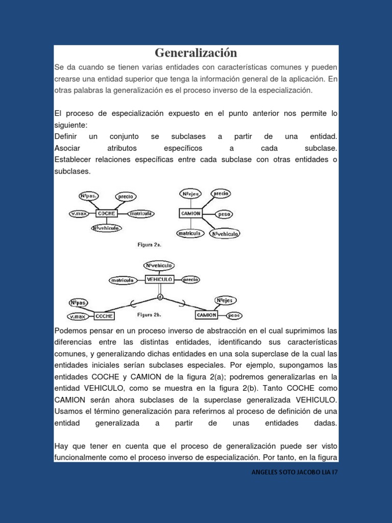 Generalización | PDF