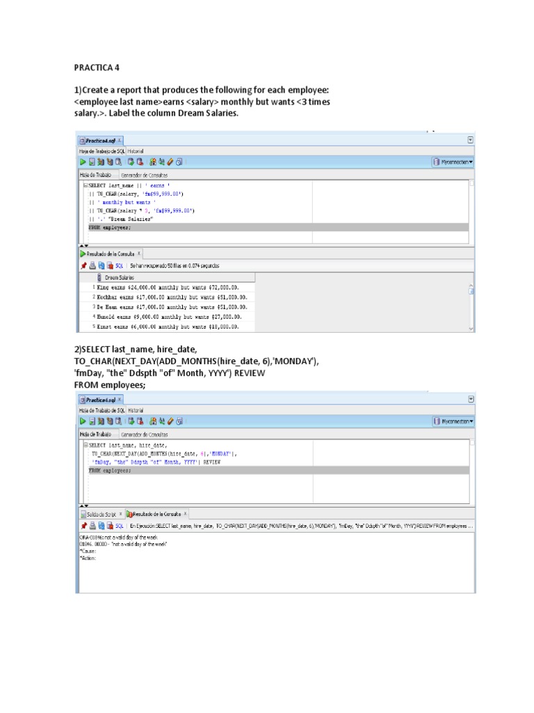 Practica 4 y 5 | PDF | Sql | Information Retrieval