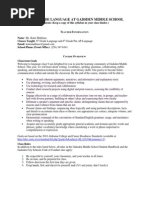 Syllabus Long Version 18-19 | PDF | Homework | Reading (Process)