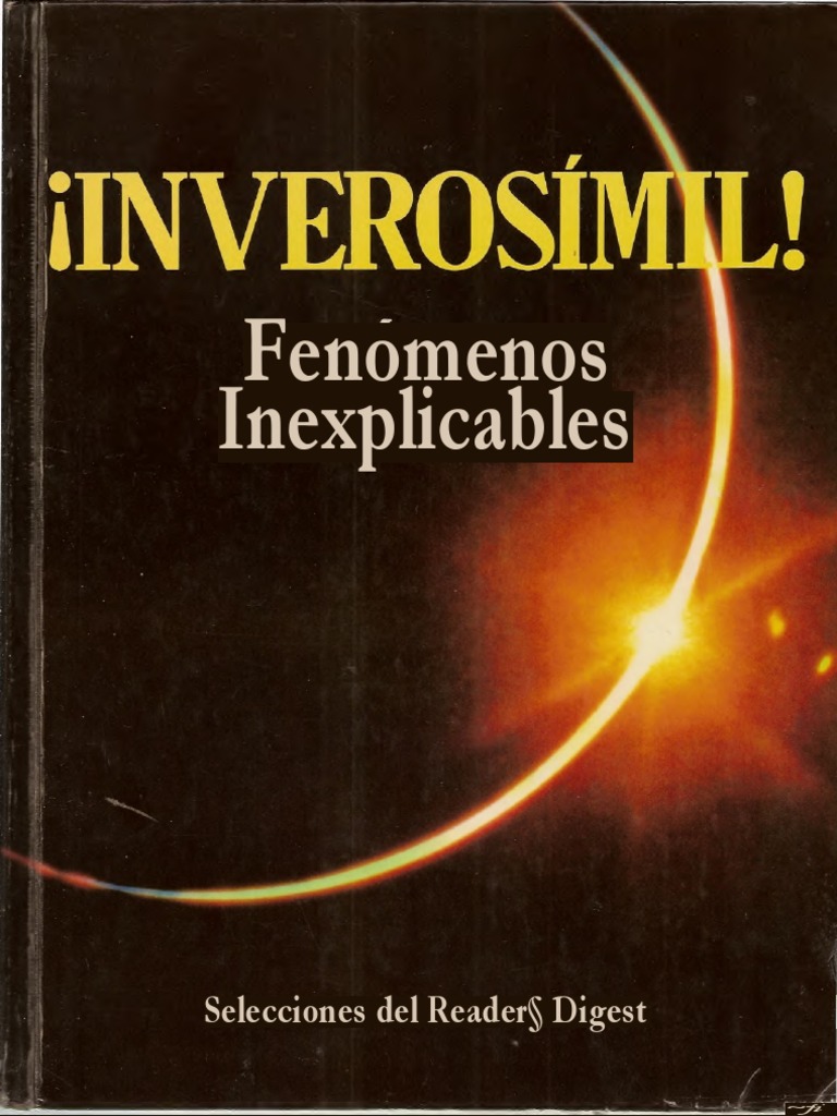 Inverosimil Fenomenos Inexplicableslibro | PDF | Sincronicidad | Psique ...