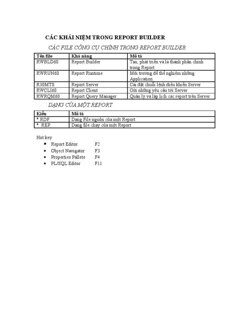 Oracle Report Builder Vn Pdf