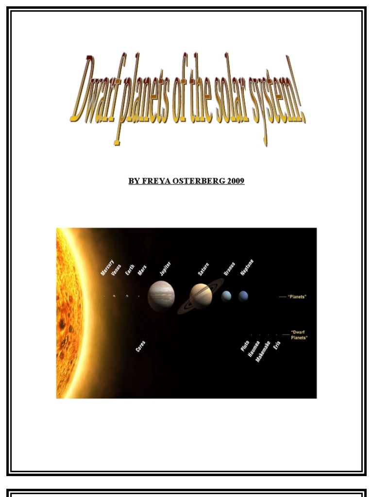 Dwarf Planets | PDF | Pluto | Ceres (Dwarf Planet)