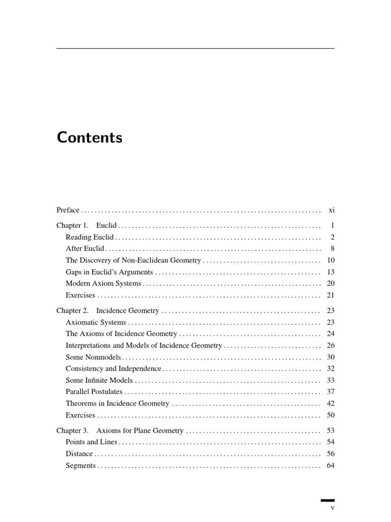 Amstext 21 Toc | PDF | Hyperbolic Geometry | Axiom