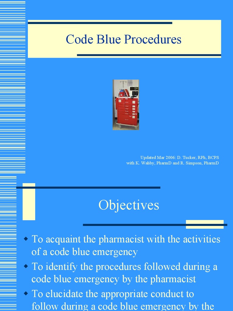Code Blue Meds | PDF | Syringe | Pharmacist