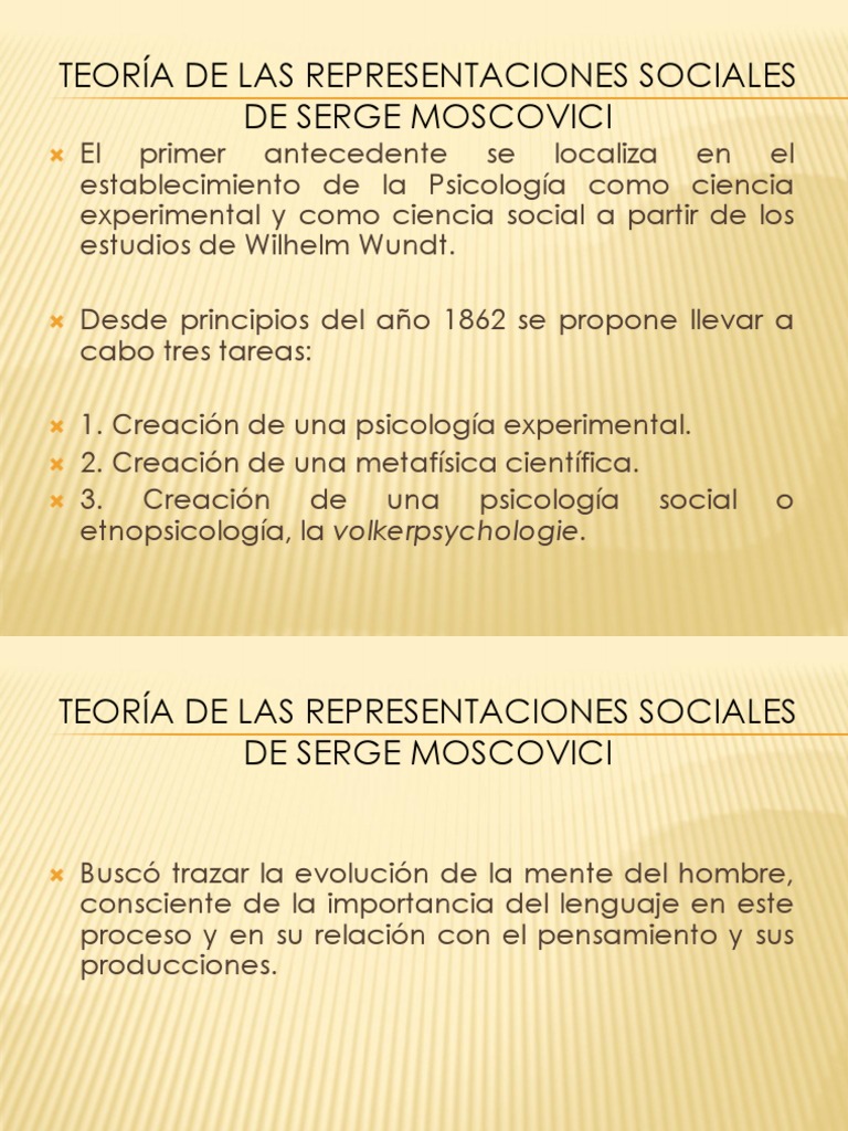 Teoria Representacion Social | PDF | Sicología | Sociedad