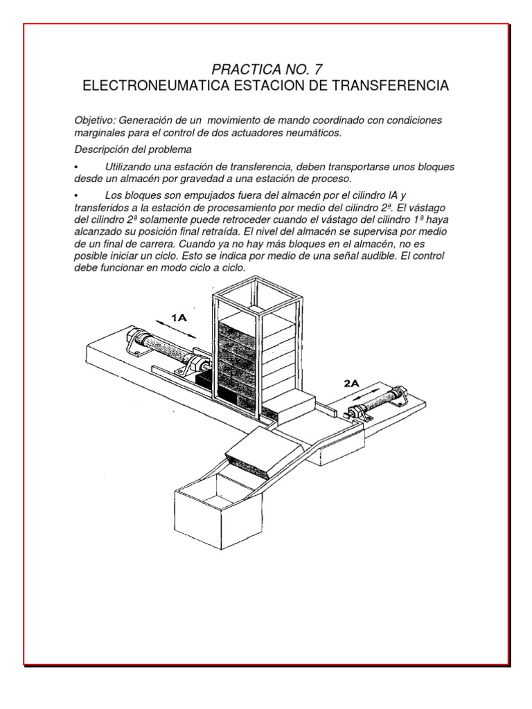 Practica No. 7 Electroneumatica | PDF