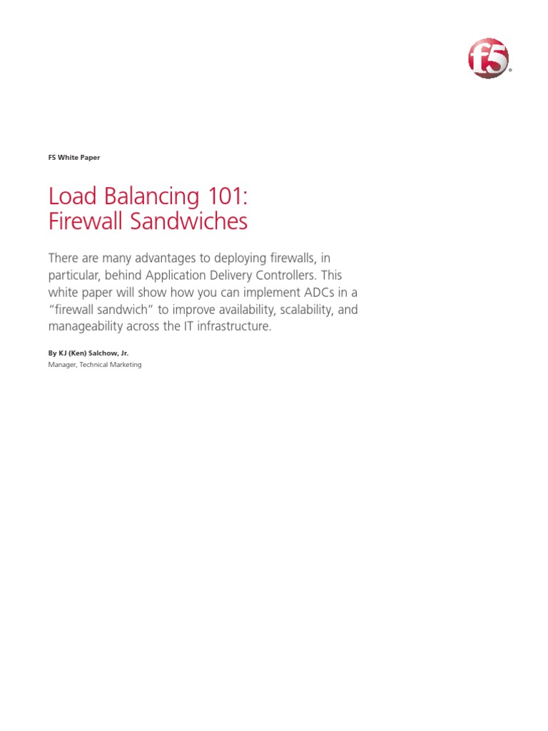 Load Balancing Techniques | PDF | Load Balancing (Computing) | Transmission Control Protocol