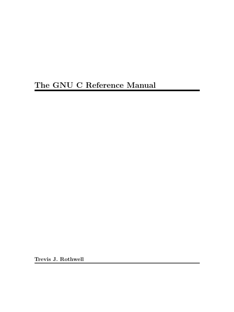 Gnu Manual Pdf Integer Computer Science Pointer Computer Programming