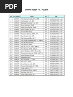 Dosen Teknik Sipil Undip dan Asesor | PDF