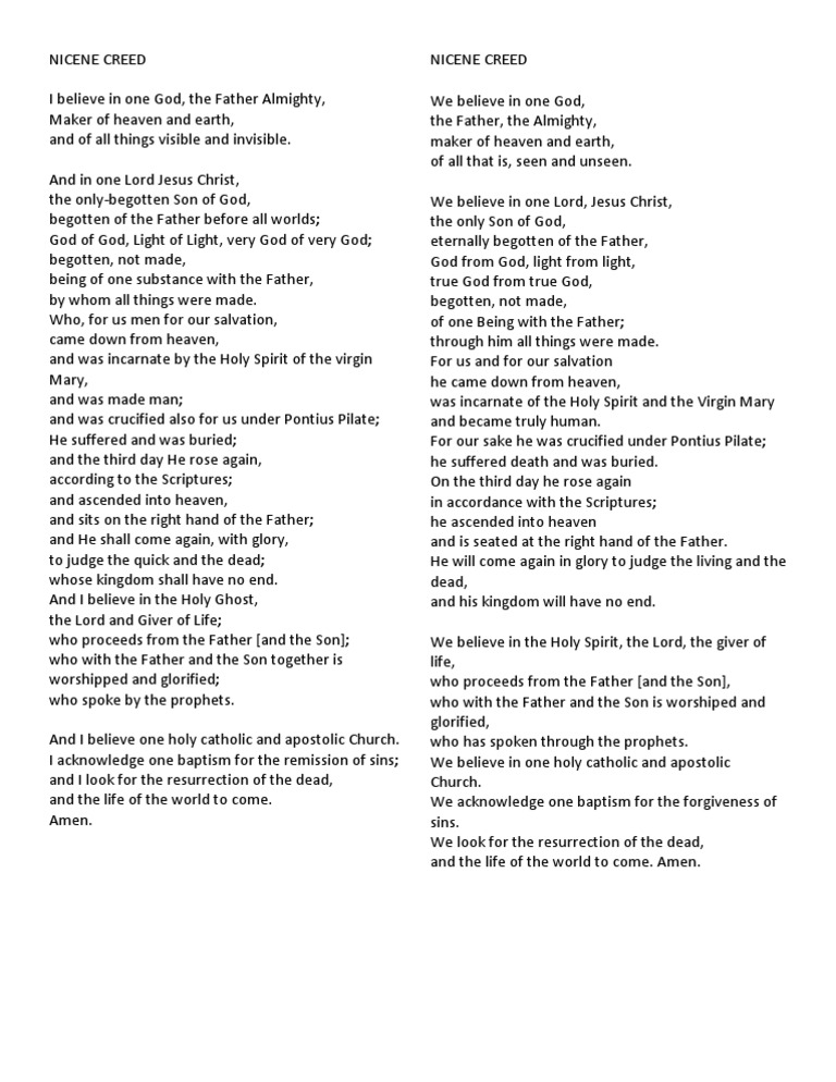 Nicene Creed | PDF