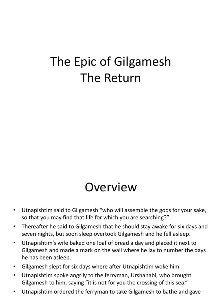 The Return and The Death of Gilgamesh | PDF | Epic Of Gilgamesh ...