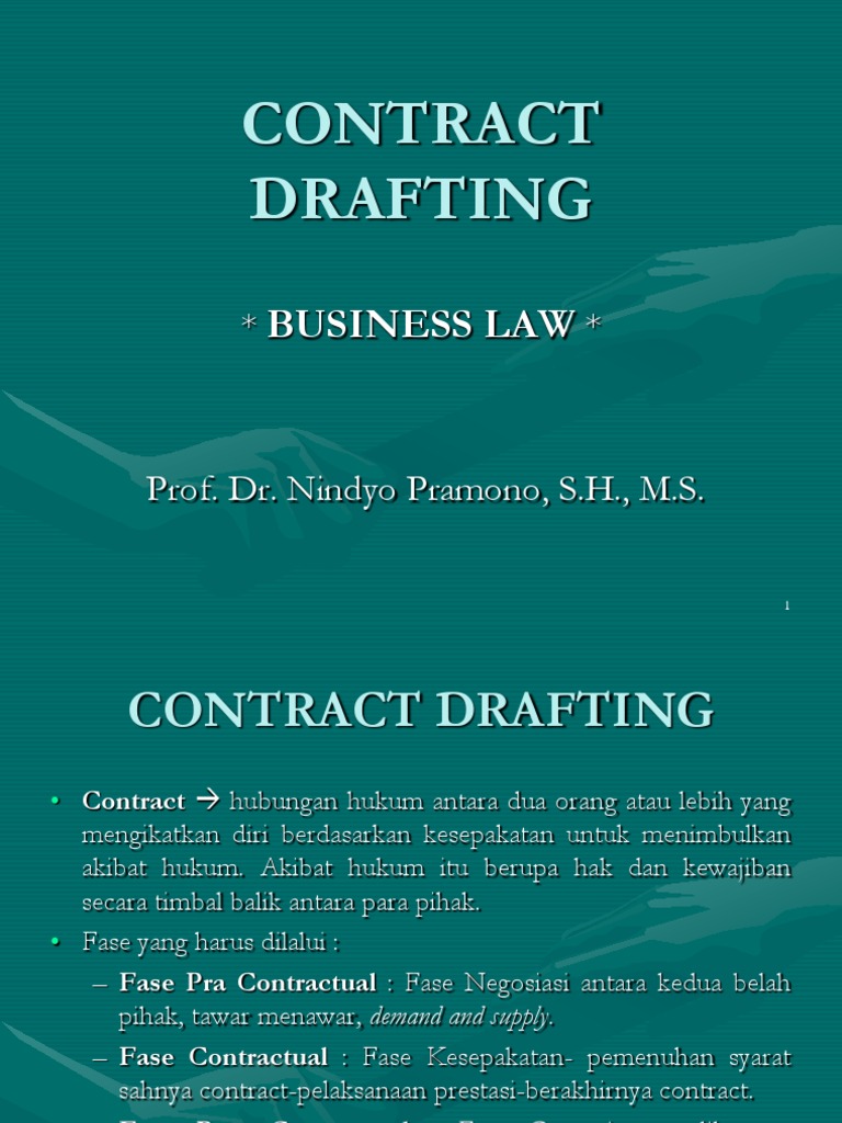 Contract Drafting | PDF