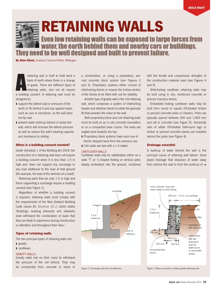 Retaining Walls | PDF | Environmental Design | Architectural Elements