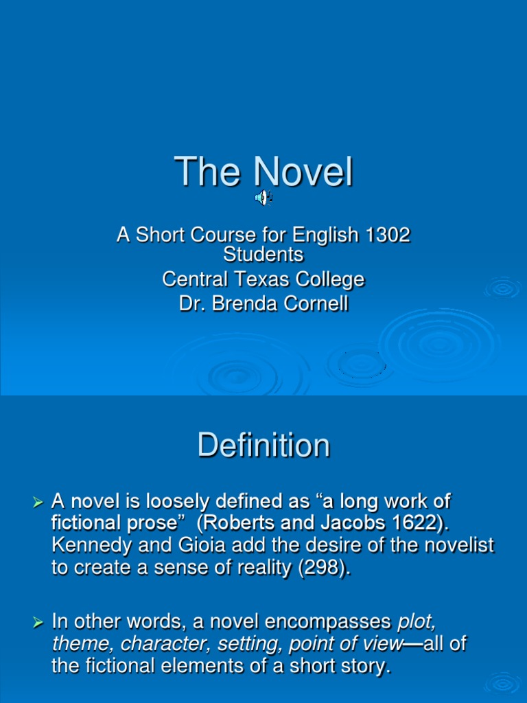 Understanding the Novel in Literature | PDF | Chivalric Romance | Novels
