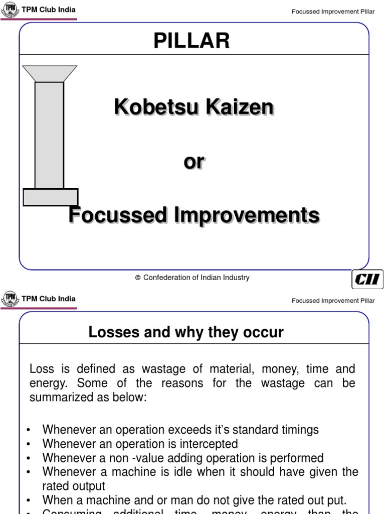 02-Kobetsu Kaizen | PDF | Causality | Piston