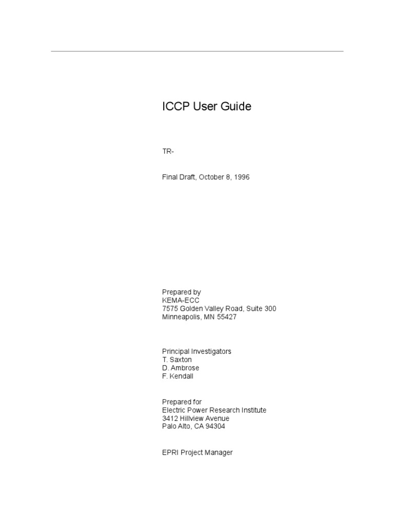 Iccp Guide | PDF | Communications Protocols | Object (Computer Science)