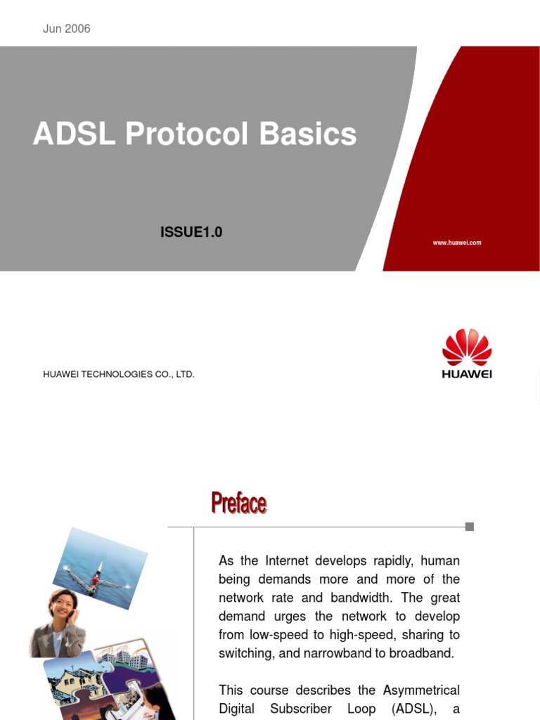 Adsl Basics | PDF | Digital Subscriber Line | Modulation