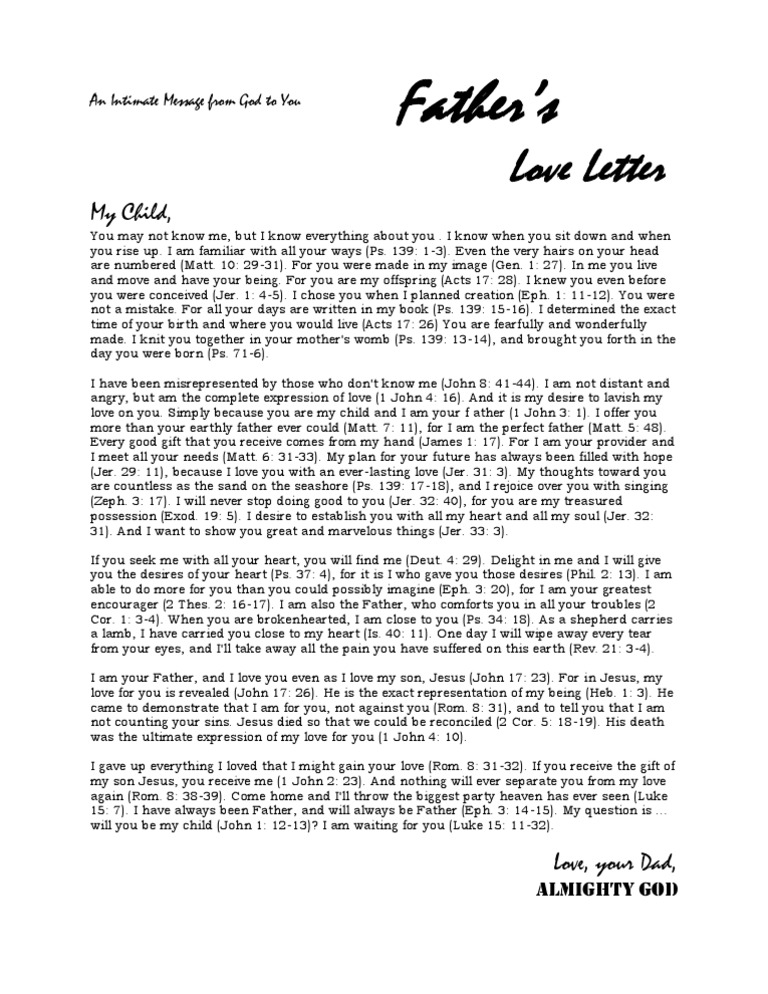 An Intimate Message From God to You | Religious Belief And Doctrine