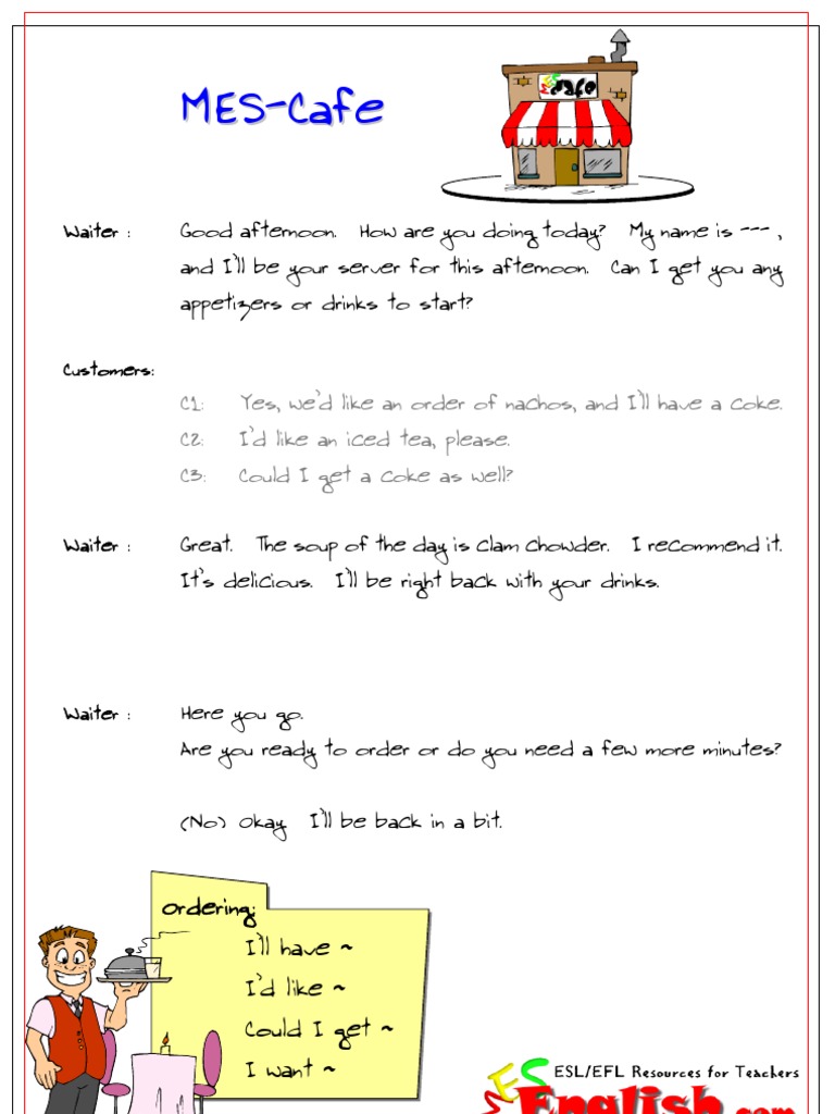 Restaurant Roleplay | PDF