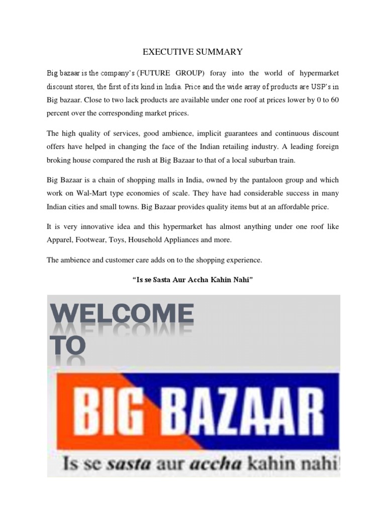 Executive Summary | PDF | Retail | Shopping Mall