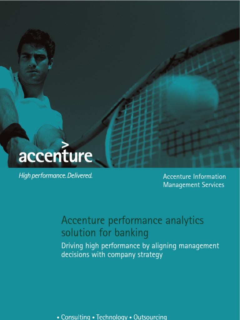 Accenture Performance Analytics Solution for Banking | Chief Financial ...
