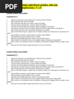 Prueba de Comprensión: Don Quijote para Niños | PDF | Don Quijote ...