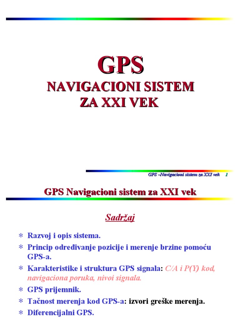 Gps | PDF