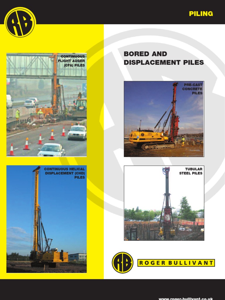 Piling | PDF | Deep Foundation | Drilling Rig