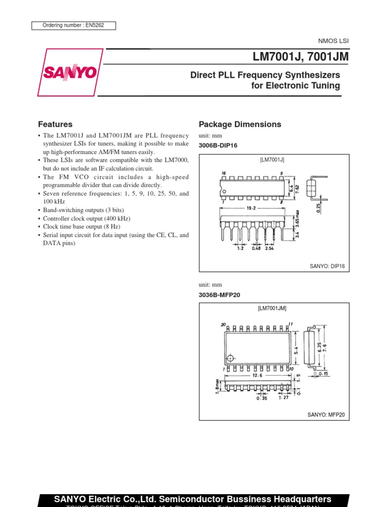 LM7001 PDF | PDF | Capacitor | Electronic Circuits