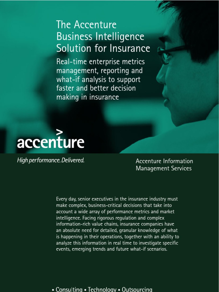 The Accenture Business Intelligence Solution For Insurance | PDF ...