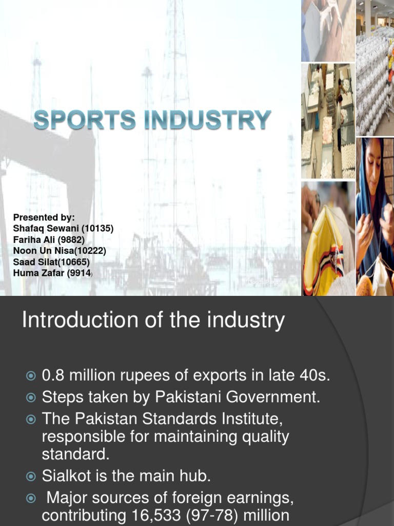 Sialkot's Sports Goods Industry Overview | PDF | Pakistan | Exports