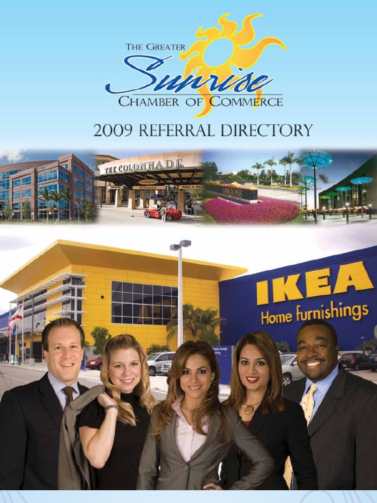 Sunrise Chamber of Commerce Member Refferal Directory | PDF | Voice ...