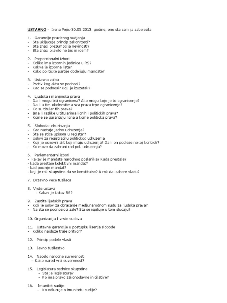 Pravosudni Ispit 2 | PDF